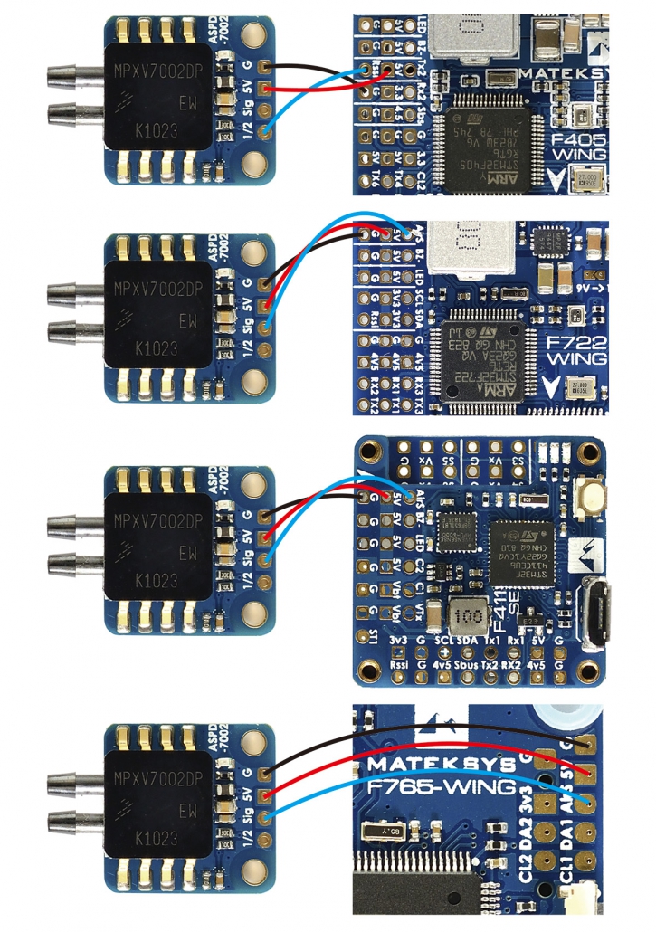 Matek ANALOG AIRSPEED SENSOR ASPD-7002 | Matek Matek ANALOG AIRSPEED SENSOR ASPD-7002 | Matek
