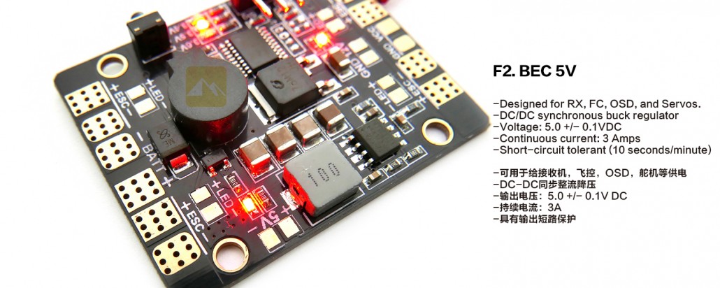 LED & POWER HUB 5in1 V3 – Matek Systems