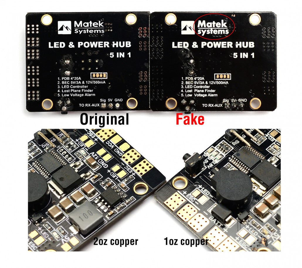 LED & POWER HUB 5in1 V3 – Matek Systems