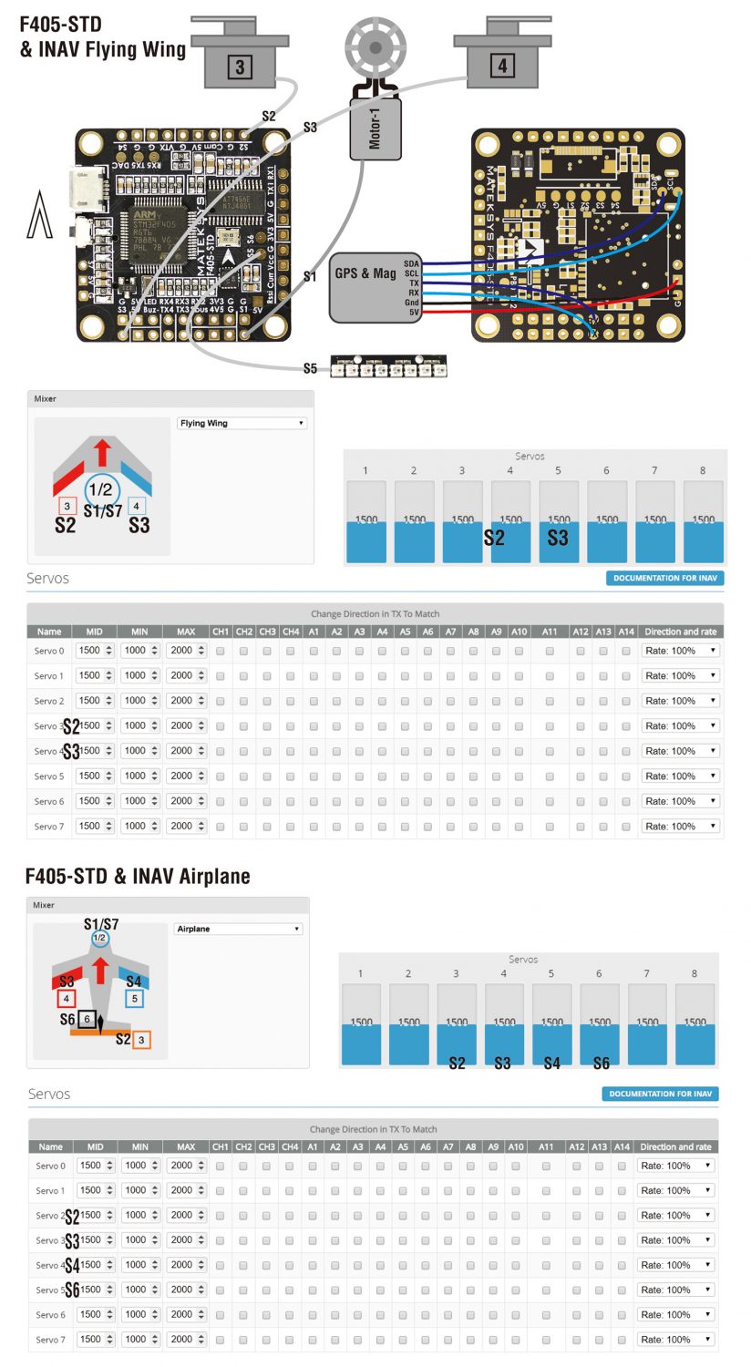 (EOL) Flight Controller F405-STD – Matek Systems